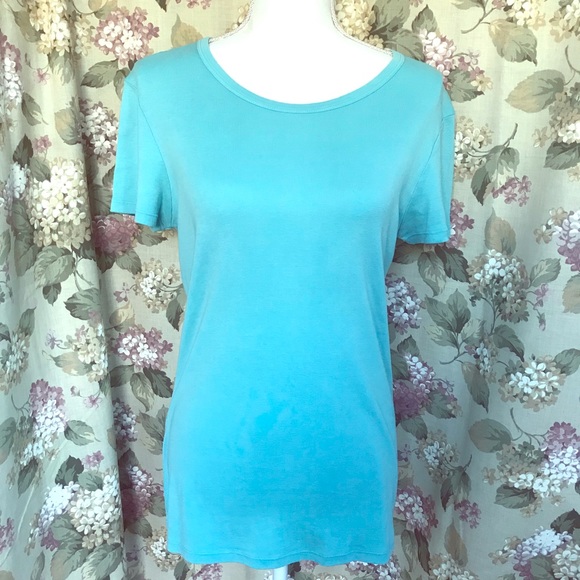 Skinny Minnie | Tops | Turquoise Tee Shirt | Poshmark